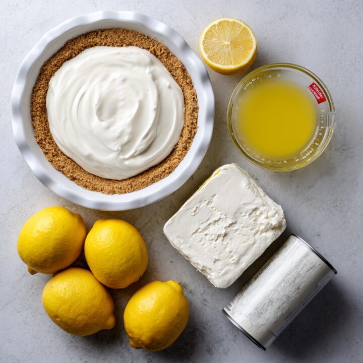 Easy no bake lemon pie