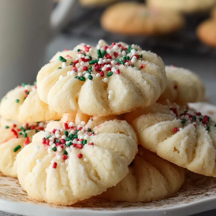 Healthy Whipped Shortbread Cookies Recipe