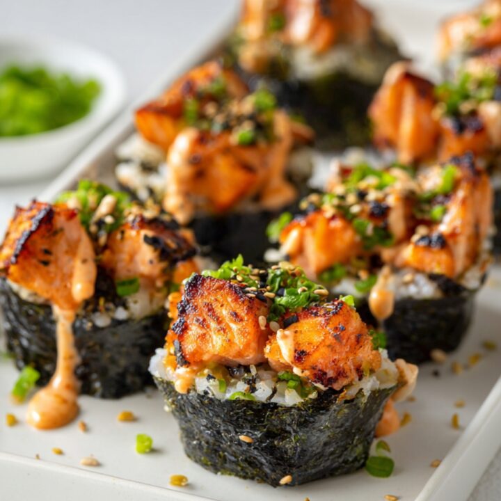 Easy Baked Salmon Sushi Cups | 30-Minute Recipe