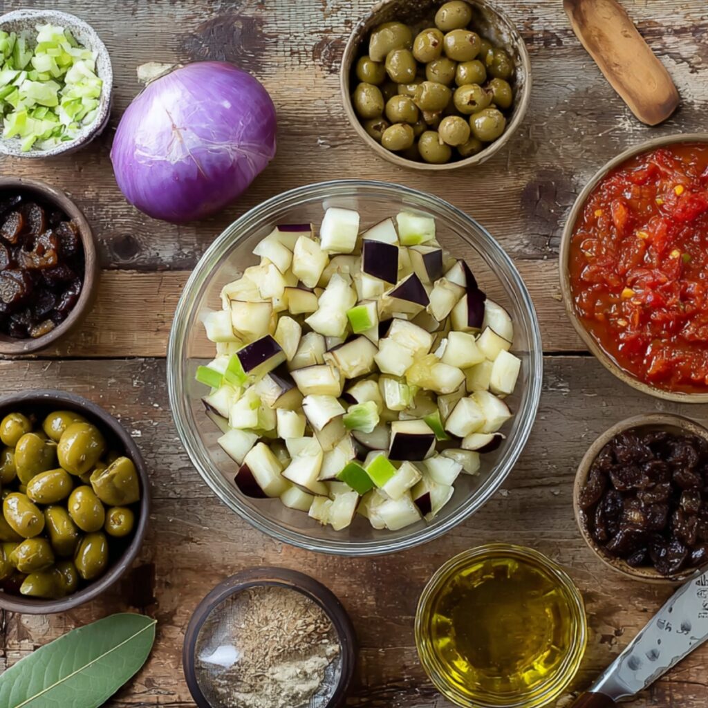 Healthy Sicilian Caponata Recipe Sweet & Sour Eggplant Dish